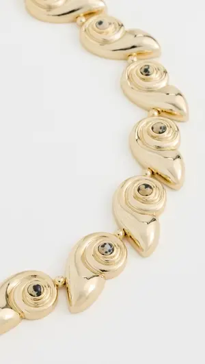LUV AJ The Palma Shell Statement Necklace