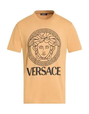 Versace T-shirt Camel Size Cotton - Beige