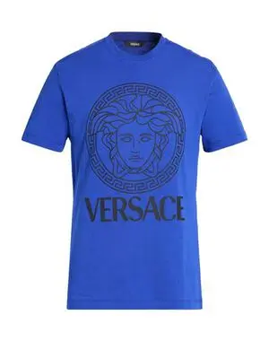 Versace T-shirt Camel Size Cotton - Blue
