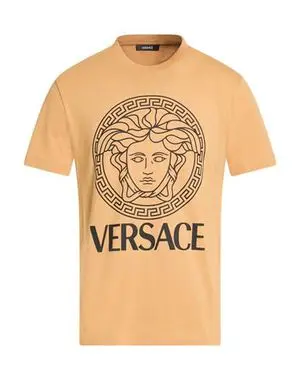 Versace T-shirt Size Cotton - Camel