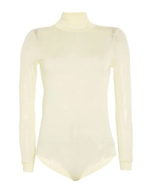 MAISON MARGIELA Pastel Viscose Bodysuit - Yellow