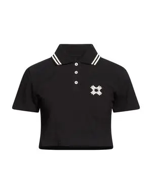 Amiri Cropped Piqué Polo Shirt