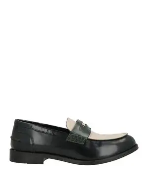 CAFÈNOIR Textured Leather Penny Loafers