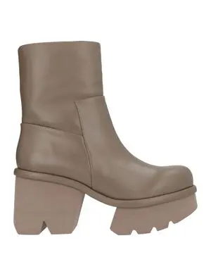 PALOMA BARCELO Hanne Leather Ankle Boots - Grey