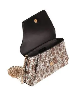 Versace Multicolor Embellished Clasp Flap Bag