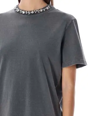 GOLDEN GOOSE Embellished Neck T-shirt