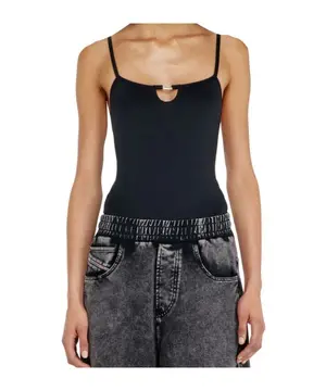 DIESEL® Kiara-utlt Logo-plaque Bodysuit