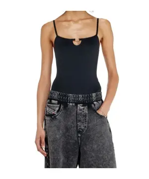 DIESEL® Kiara-utlt Logo-plaque Bodysuit