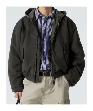 Balenciaga Long-sleeved Hooded Jacket