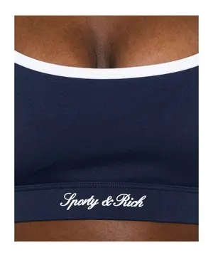 SPORTY  RICH Sporty & Rich Cropped Sports Vest