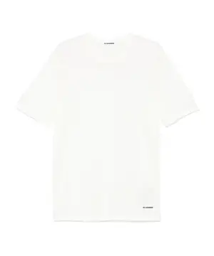JIL SANDER Crewneck Crepe T-shirt