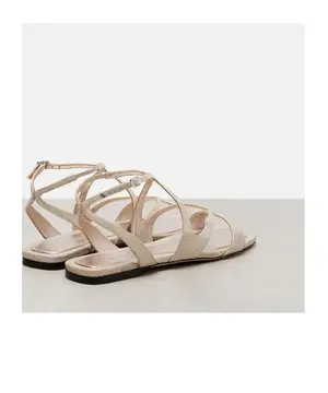JIMMY CHOO Ayla Leather Sandals
