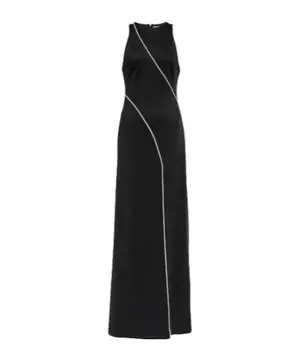 Galvan Crystal Embellished Jersey Gown