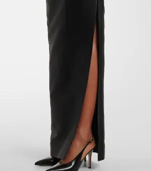 Roland Mouret Strapless Taffeta Gown