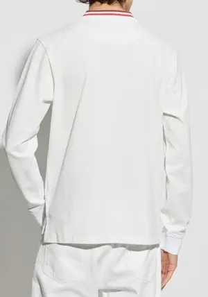 VIVIENNE WESTWOOD Logo Embroidered Polo Shirt - White