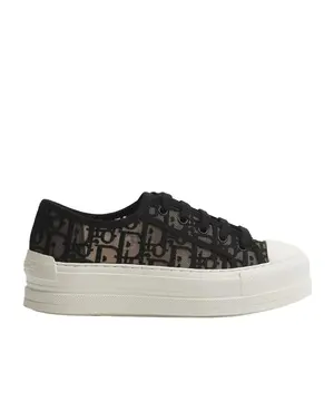 Dior Lace-up Low-top Sneakers - Black