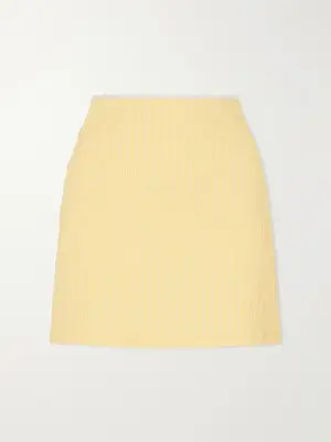 ERES Poolside Cut-out Jacquard Coverup - Yellow