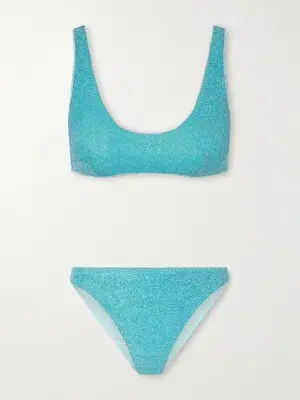 Oseree Lumière Metallic Bikini - Blue