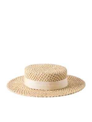 GIGI BURRIS MILLINERY Marion Sunhat - Neutrals