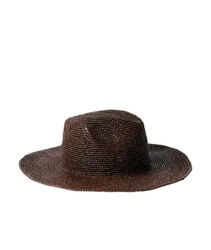 Eugenia Kim Emmanuelle Raffia Fedora - Brown