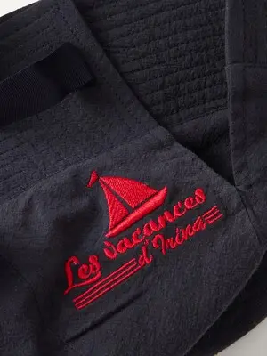 LES VACANCES D’IRINA Sailor Hat With Grosgrain Trim