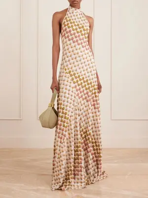 Missoni Halterneck Crochet Maxi Dress