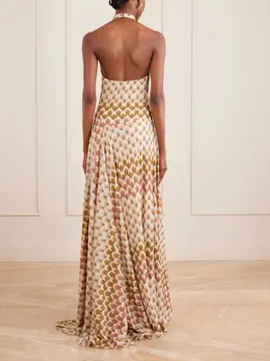 Missoni Halterneck Crochet Maxi Dress