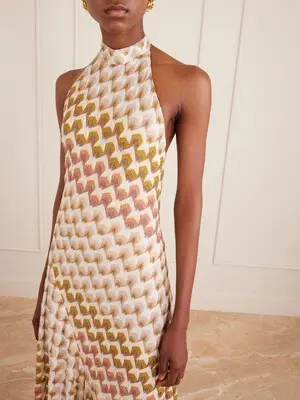 Missoni Halterneck Crochet Maxi Dress