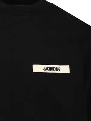 Jacquemus Cotton Sweatshirt - Black
