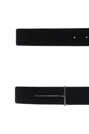 TOM FORD Double-sided Leather Belt With Metallic Buckle