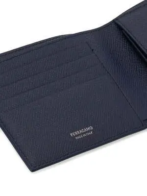 FERRAGAMO Micro Gancio Wallet - Blue