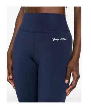 SPORTY  RICH Elastic Waist Leggings