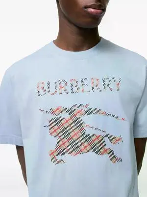 Burberry Cross-stitch Knight ​cotton T-shirt