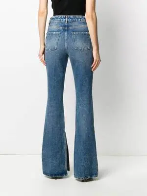 Attico High-waisted Bootcut Jeans