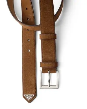 Prada Nubuck Leather Belt
