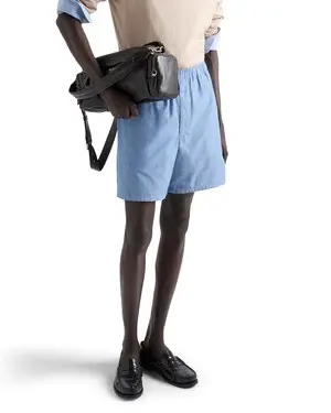 Prada Chambray Bermudas