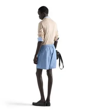 Prada Chambray Bermudas