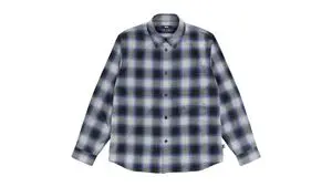 StÜssy Beach Ombre Plaid Shirt - Black