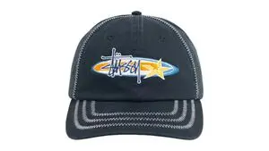 StÜssy Oval Star Cap - Black