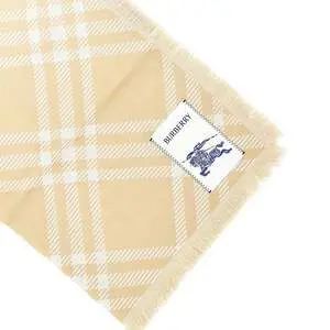 Burberry Check Wool And Silk Scarf