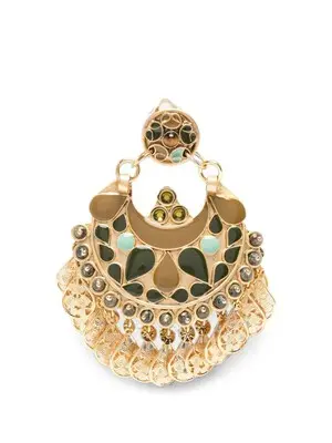 Gas Bijoux Fan-shaped Clip-on Earrings - Metallic