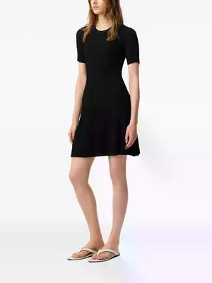 AMI Paris Ribbed Knit Mini Dress