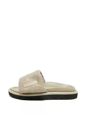LOUIS VUITTON Monogram Canvas Slides