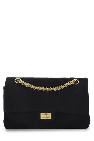 Chanel Quilted Suede 2.55 Reissue Flap 225