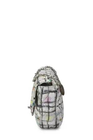 Chanel Multicolor Calfskin Graffiti Classic Flap