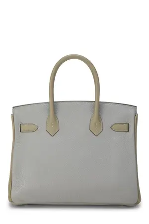 Hermès Blue Glaicer & Sauge Epsom Horseshoe Birkin 30