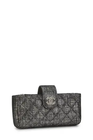 Chanel Metallic Leather Phone Holder