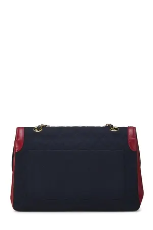 Chanel Jersey Border Flap Medium