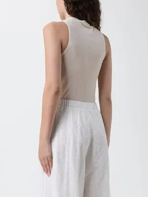 FORTE_FORTE Sleeveless Sheer Top