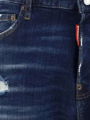 Dsquared2 Cotton Shorts - Navy